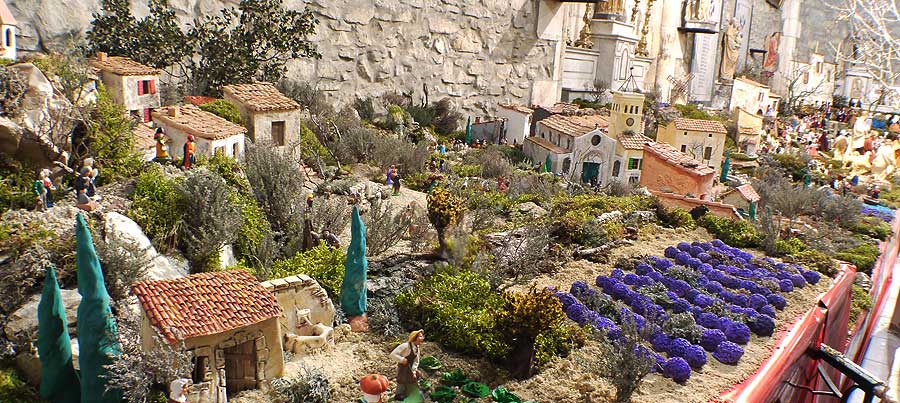 Crèche provençale de Comps (Gard) - Photos